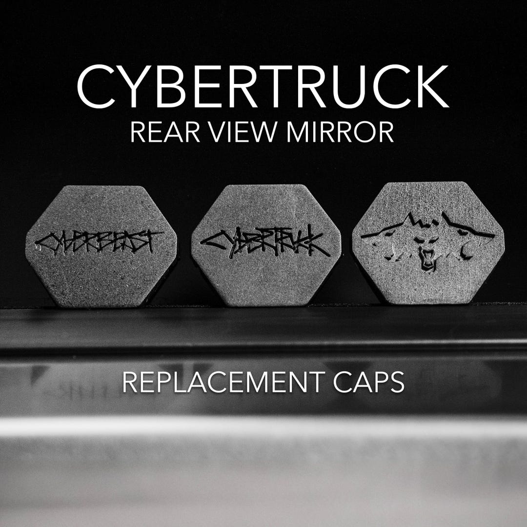 Cybertruck Rearview Mirror Delete Cover - Etsy