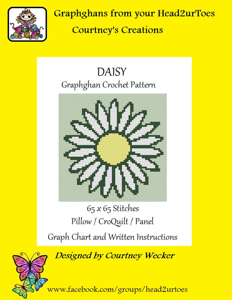 Daisy - Graphghan Crochet Pattern - Etsy