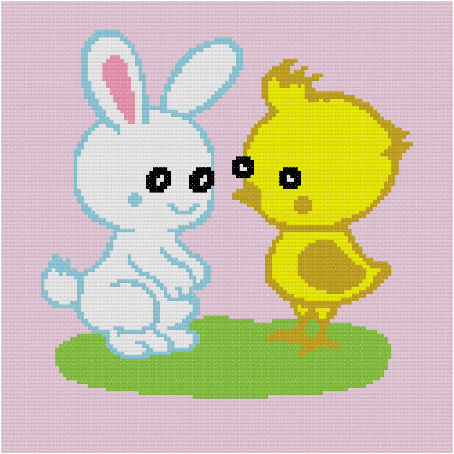 Spring Friends - Graphghan Crochet Pattern - Etsy