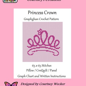 Princess Crown - Graphghan Crochet Pattern - Etsy