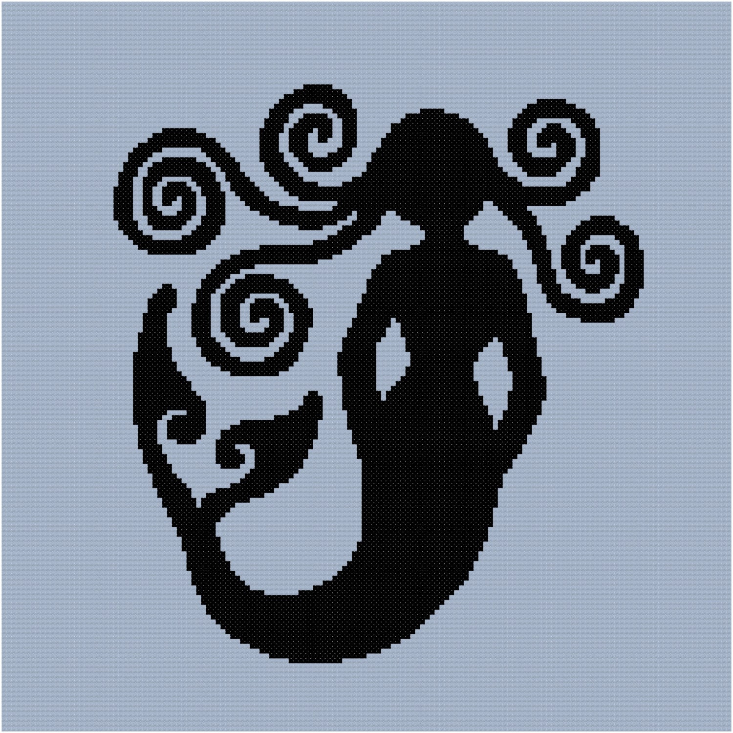 Mysterious Mermaid - Graphghan Crochet Pattern - Etsy