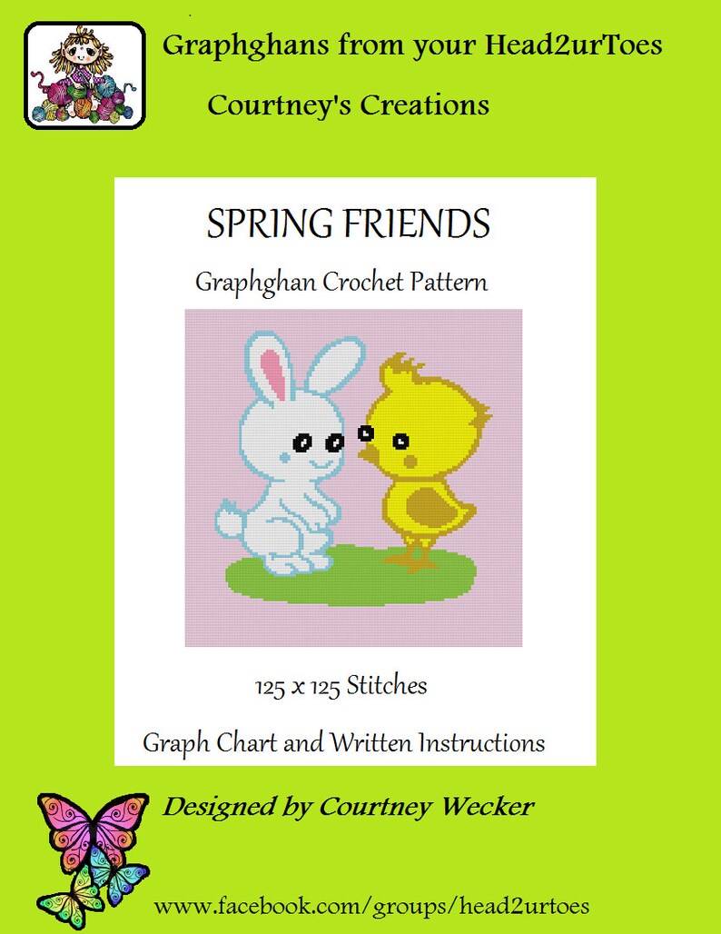 Spring Friends - Graphghan Crochet Pattern - Etsy