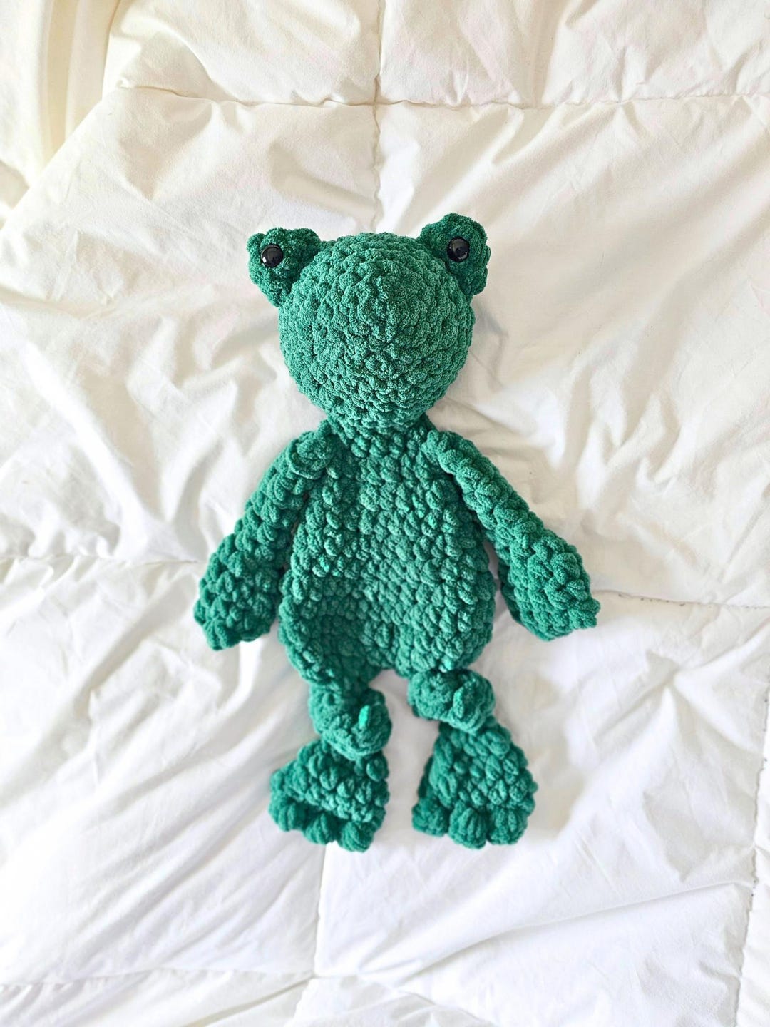 Frog Lovey | Frog Snuggler | Crochet Lovey | Crochet Snuggler | Knotted ...