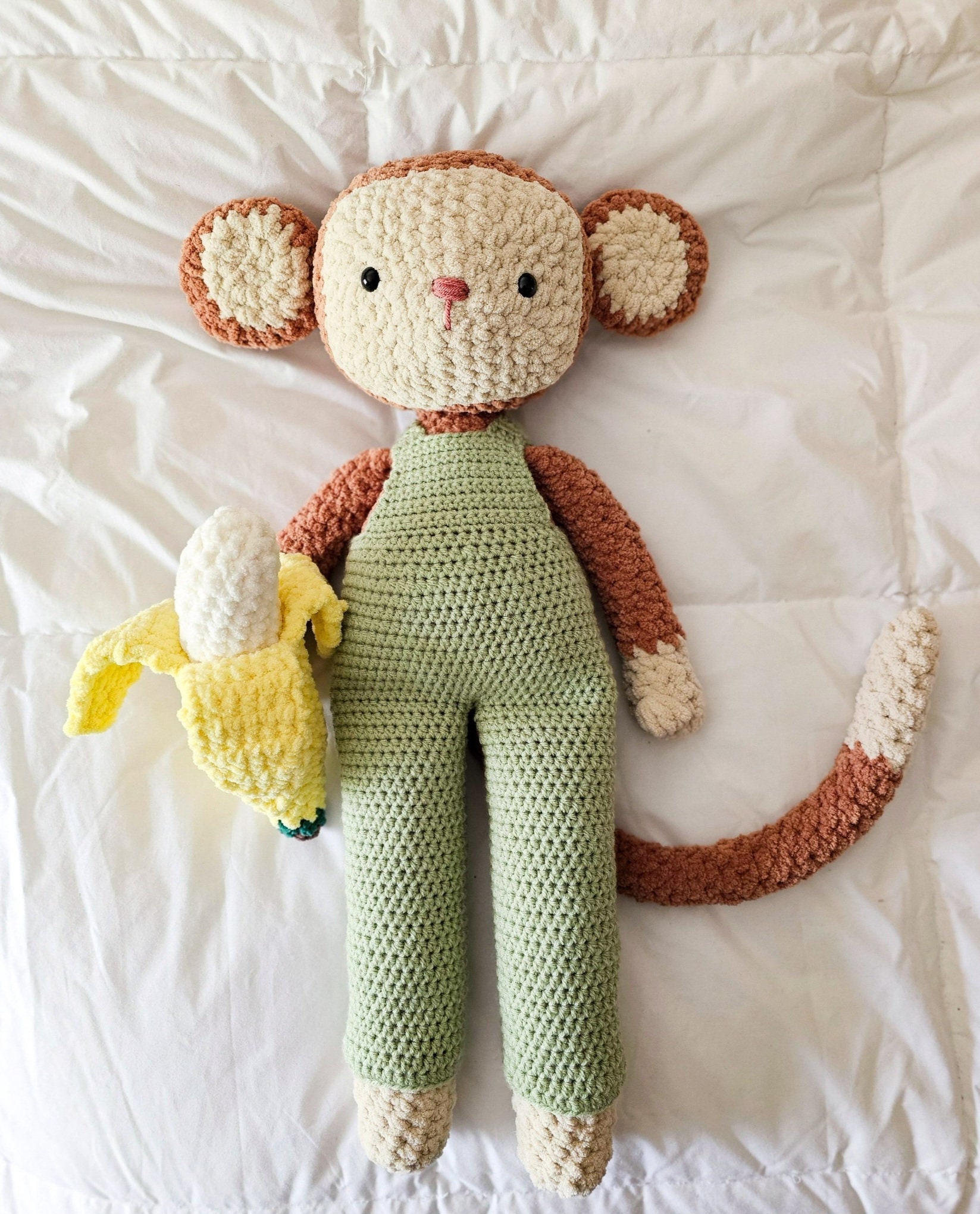 Mccoy Monkey Crochet Pattern - Etsy