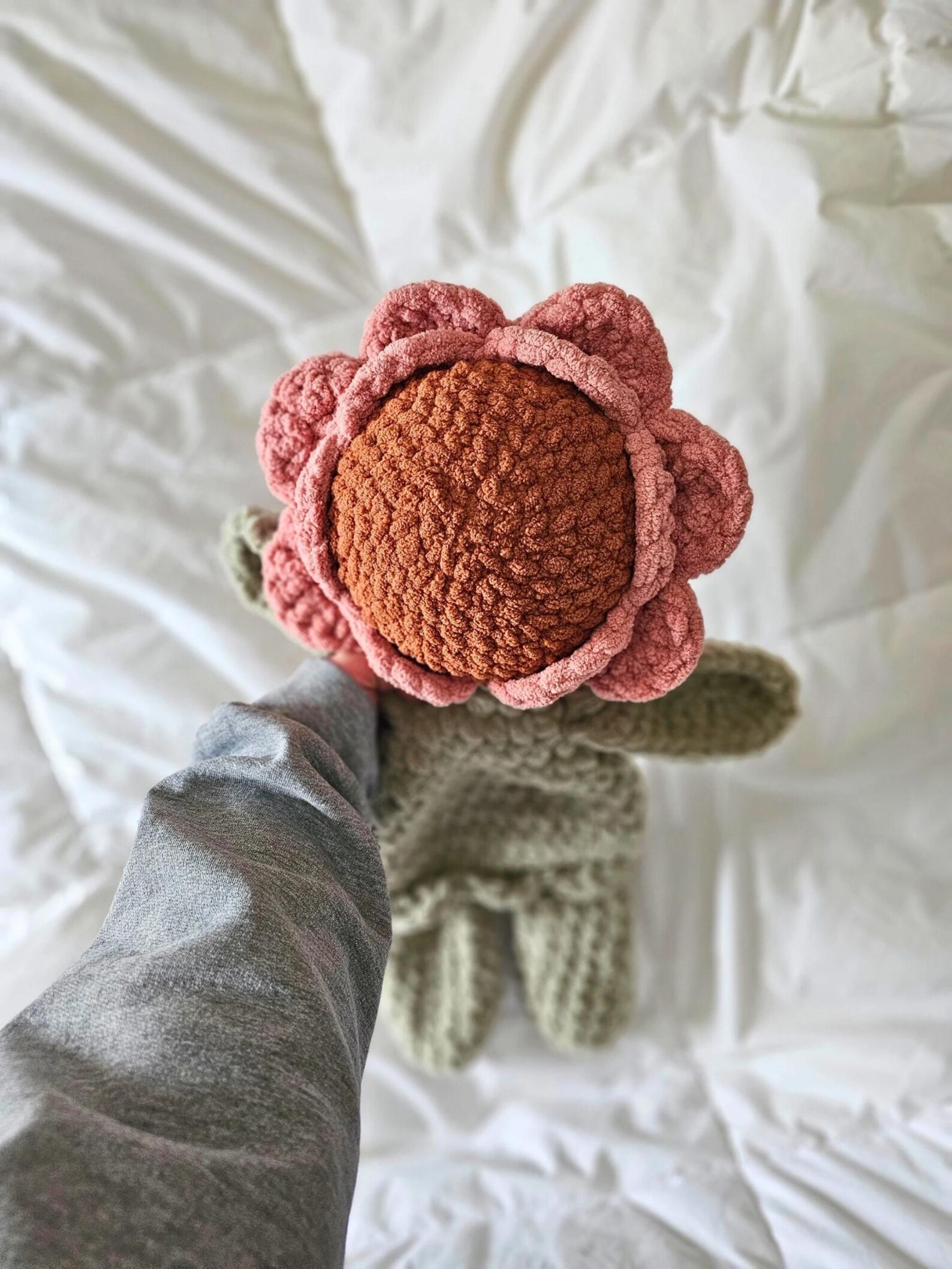 Poppy Flower Snuggler Flower Snuggler Flower Lovey Crochet Flower ...