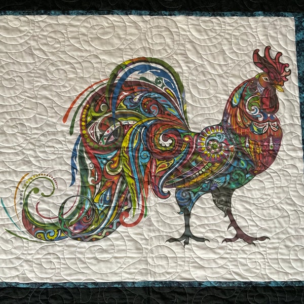 Rooster Quilt Pattern - Etsy