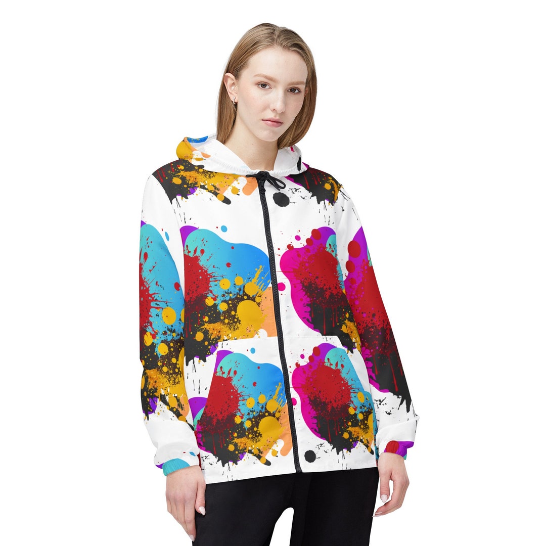 Colorful Lightweight Windbreaker Jacket,retro 80s 90s Rare Coat ...