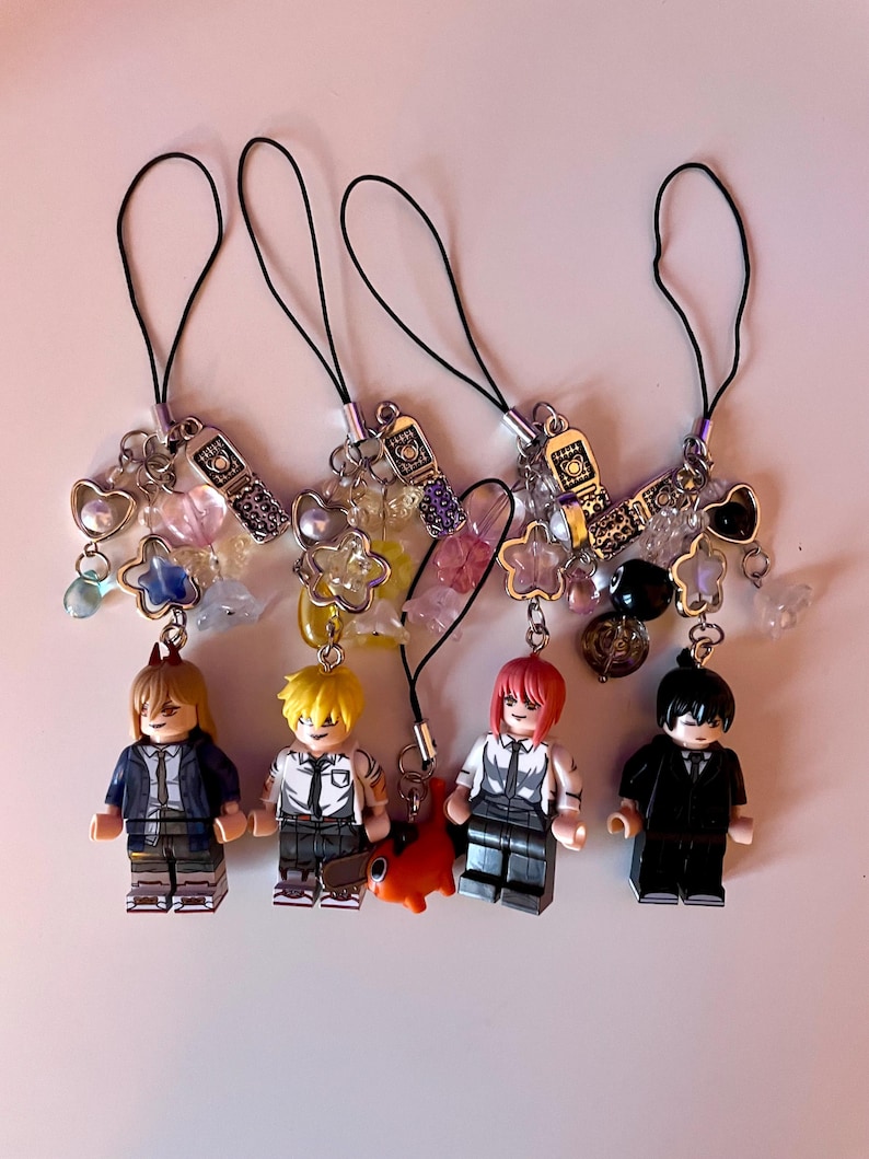 Anime Inspired Keychain Charms - Etsy