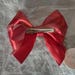 Red Hair Bow. (double Loop) - Etsy