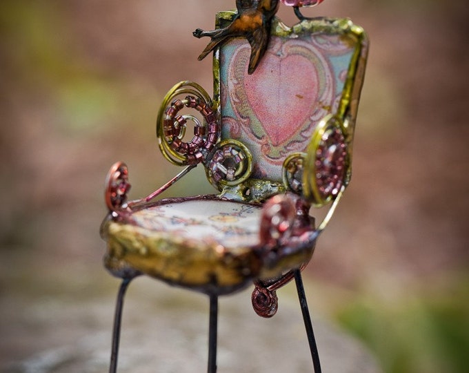 MINIATURE ART CHAIR - Why Should I - Reserved for Tina - - Etsy