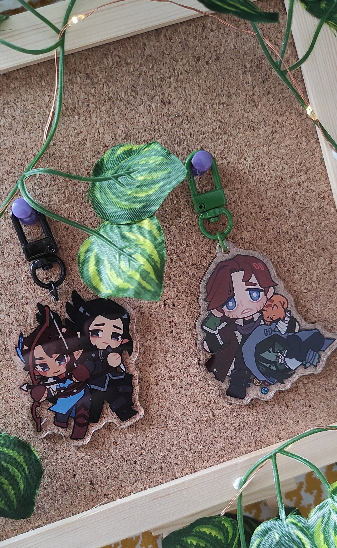 Keychain Critical Role Mighty Nein Caleb and Nott, Vox Machina Vex and ...