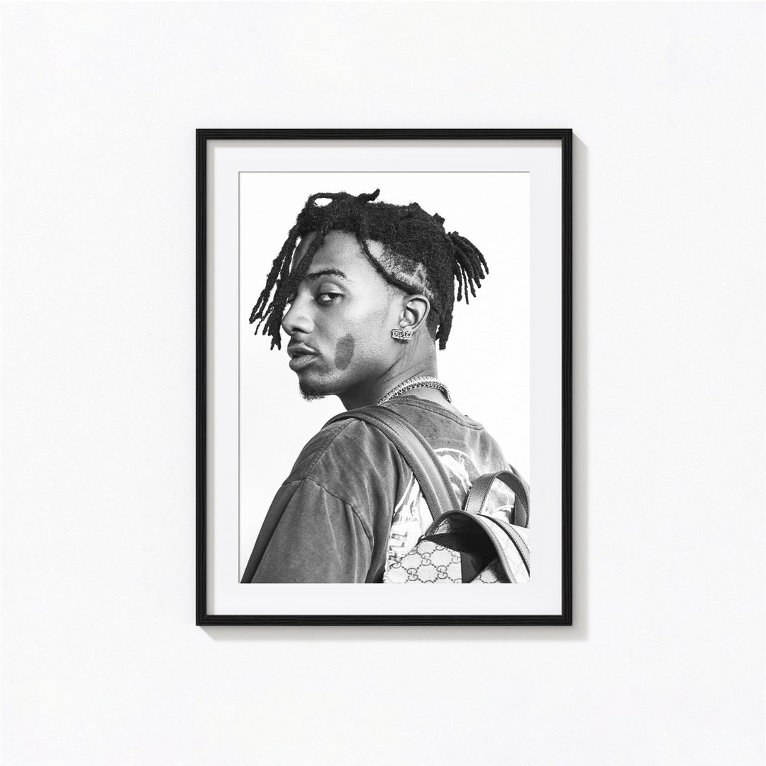Playboi Carti Posters / Playboi Carti Black and White Wall Art, Album ...