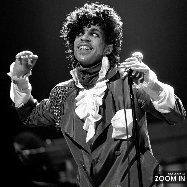 Prince Posters / Prince Black and White Wall Art, Album Cover Poster ...