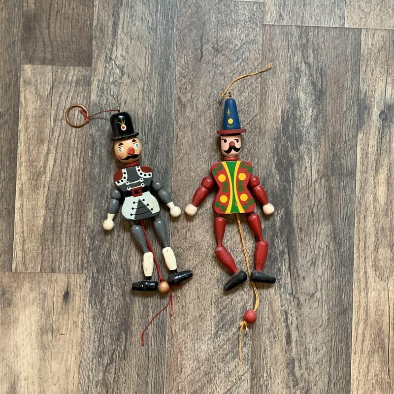 Wooden String Puppets - Etsy