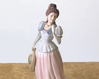 HOMCO Victorian Lady With Parasol Porcelain Figurine 1431, Woman ...