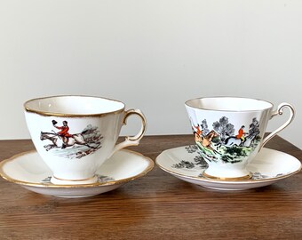 Fox Hunt Tea Cup | Etsy
