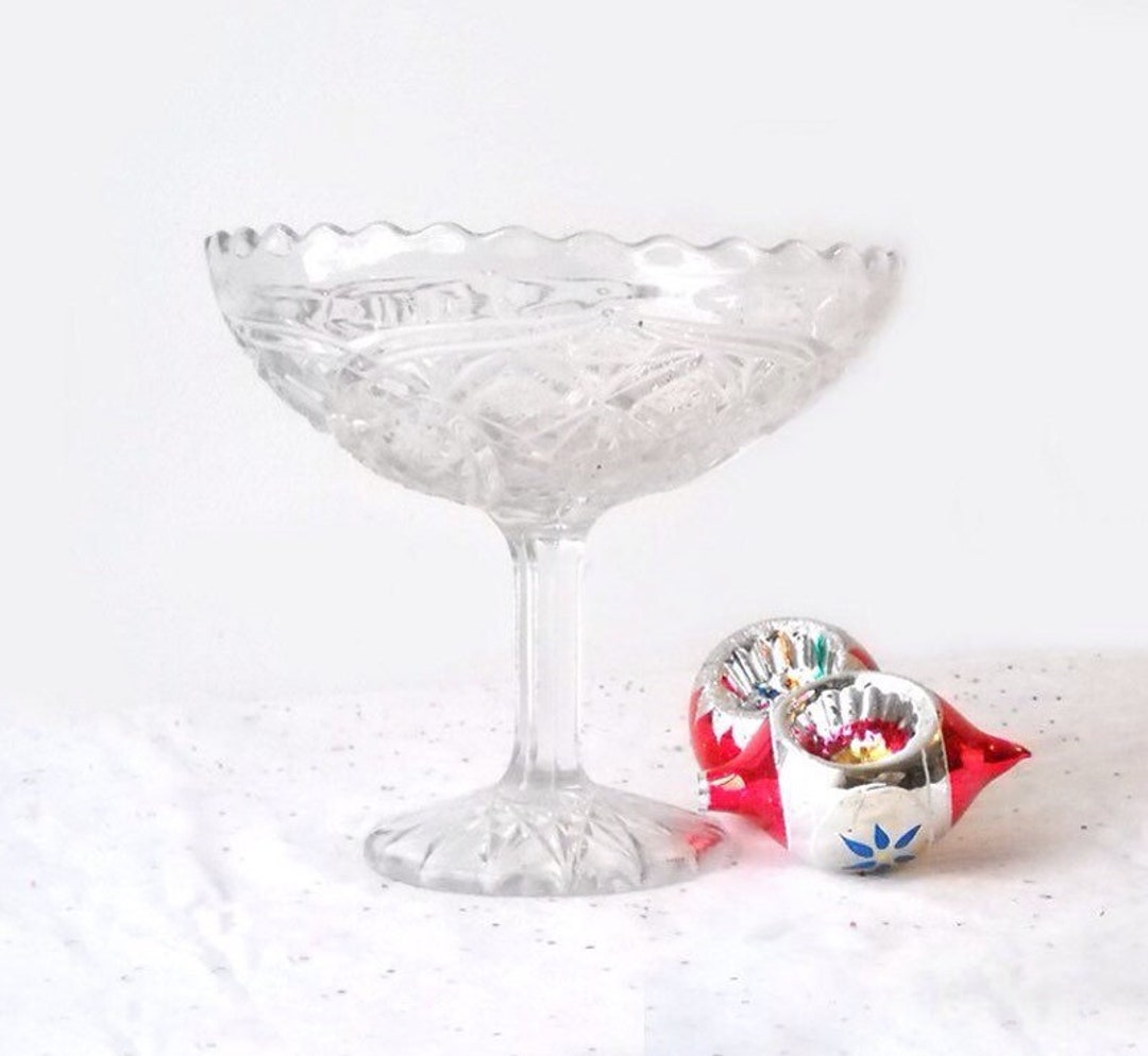 Higbee EAPG Pedestal Compote, Alfa Pattern - Etsy