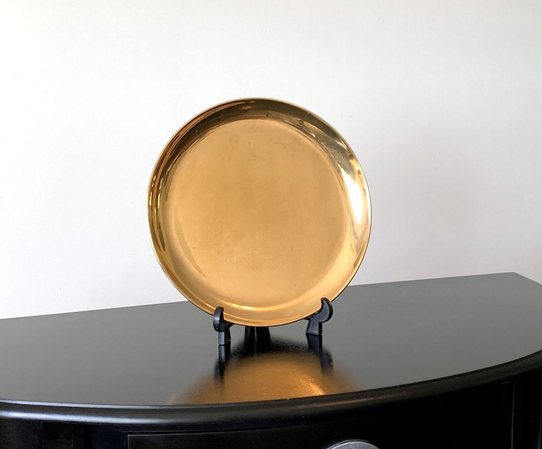Warranted 22 Karat Gold Porcelain Plate, Vintage 10 1/8" Dish - Etsy