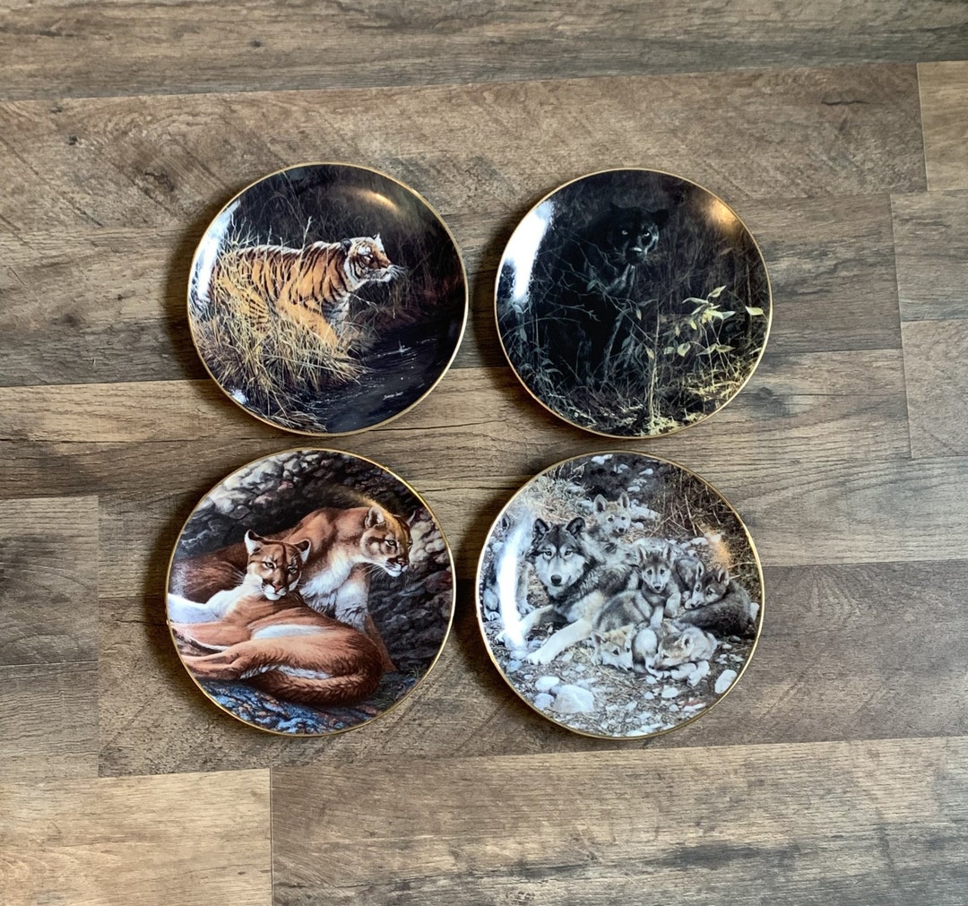 Wild Animal Collector Plate CHOICE, Vintage 1990's, Bradex, Hamilton - Etsy