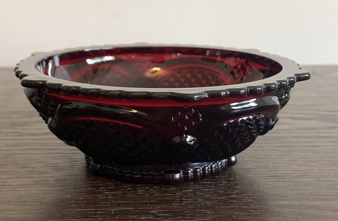 Avon Cape Cod Royal Ruby Red Glass Choice of Water Tumblers - Etsy