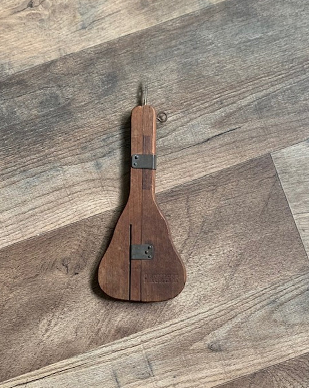 Antique E. Ross & Co Wooden Rug Hooking Shuttle Punch Needle, Primitive ...