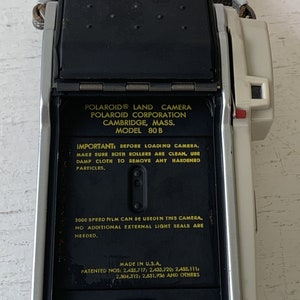 Polaroid Highlander Land Camera Model 80B in Leather Case W ...