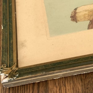 Color Etching Alexander Liebmann Old Wood Frame old - Etsy