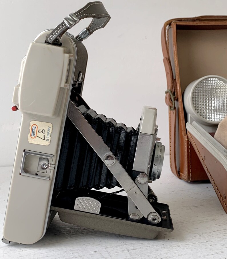 Polaroid Highlander Land Camera Model 80B in Leather Case - Etsy