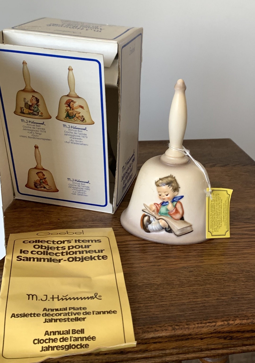 Hummel Goebel 3rd Annual Bell 1980 in Box, Thoughtful HUM 702, W ...