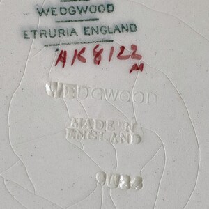 Antique Wedgwood Ertruria Water Nymph 8 1/4" Salad Plates, Set of 5 ...