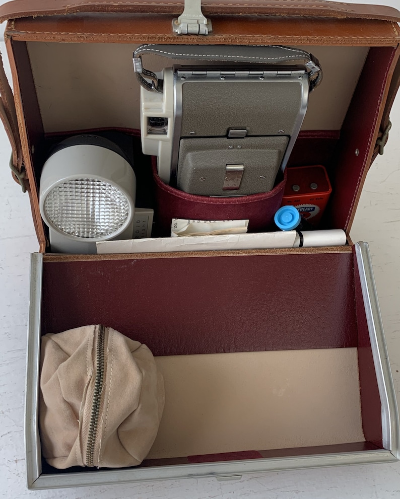 Polaroid Highlander Land Camera Model 80B in Leather Case - Etsy