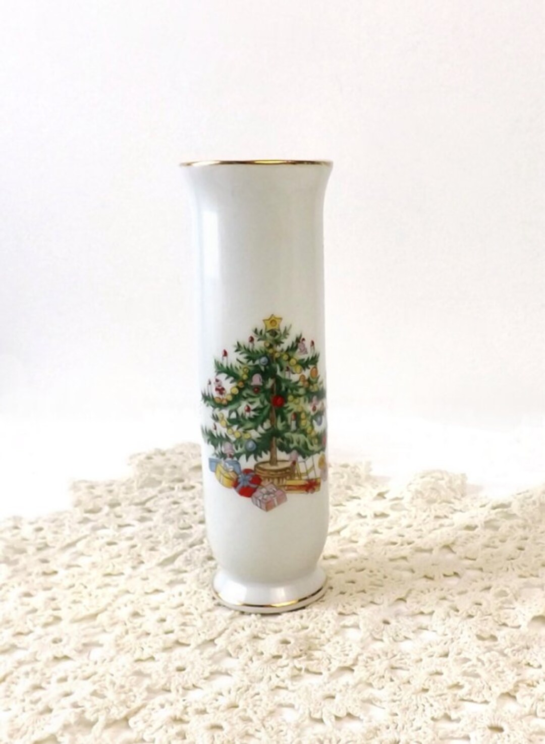 Vintage Lefton Bud Vase Christmas Tree Pattern - Etsy