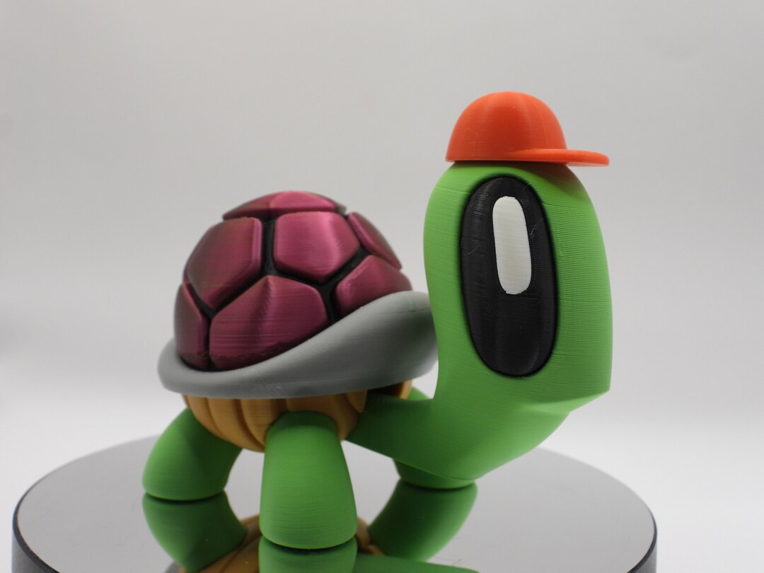 Terrence: the Charming 3D Printed Turtle Complete With Hat Set - Etsy