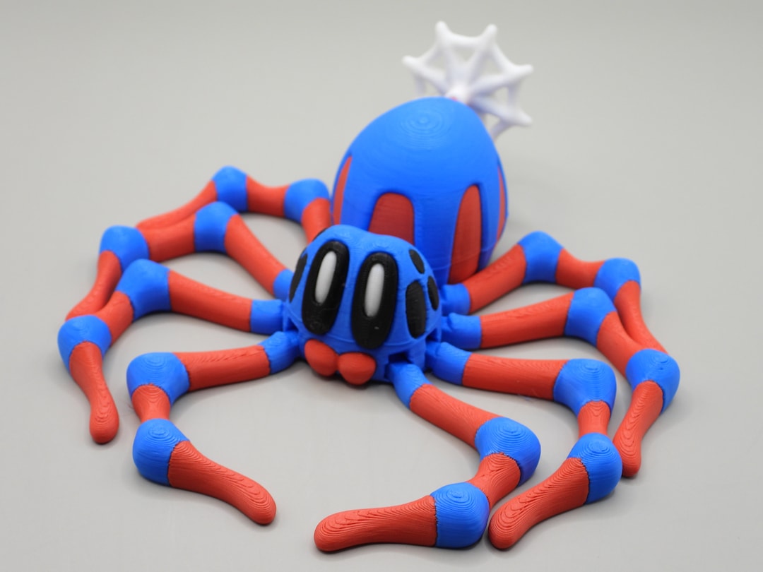 Marv the Articulated Spider With Retractable Magnetic Web - Etsy
