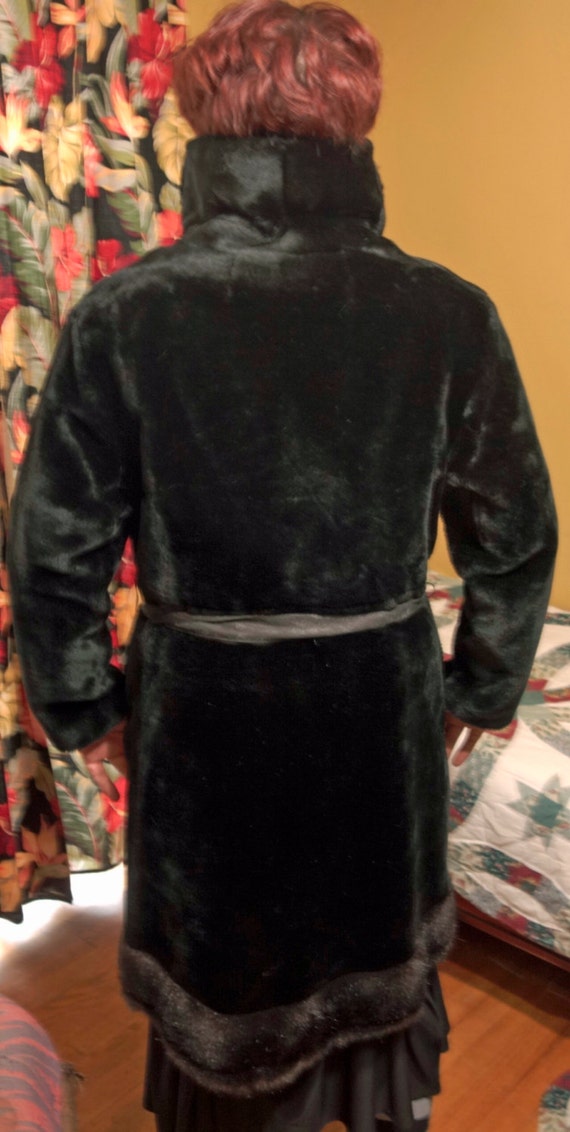 Vintage 1970s Cuddly Furry Pimp Daddy Fake Fur Coat F… - Gem