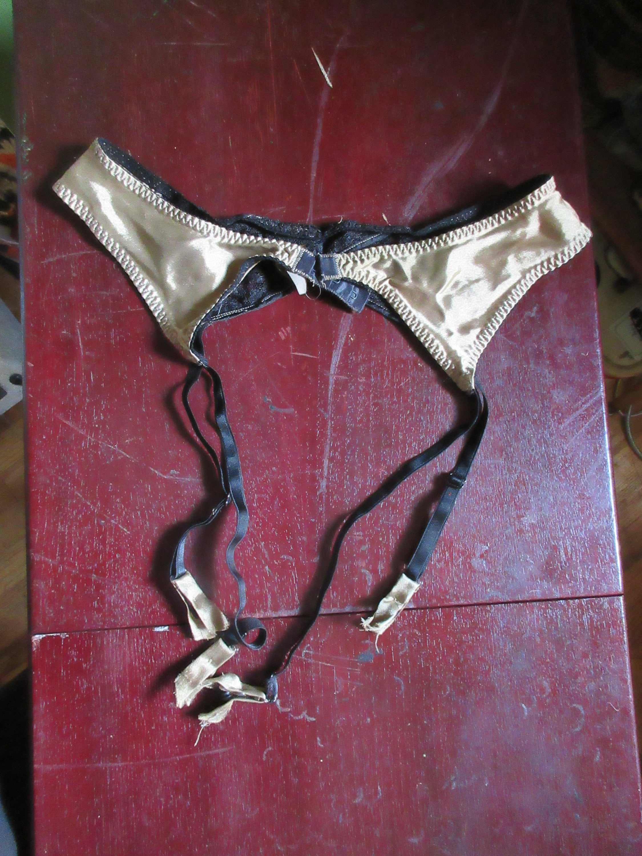 Vintage Satin and Lace Garter Belt 1980s Swing Dance Burlesque Pin up ...