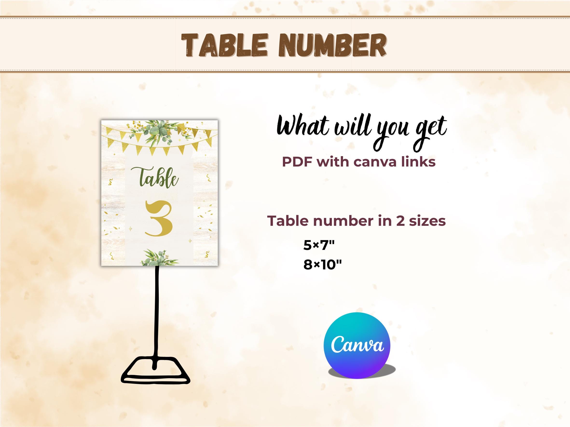 Editable Birthday Party Bundle | Seating Table, Welcome Chart, Table ...