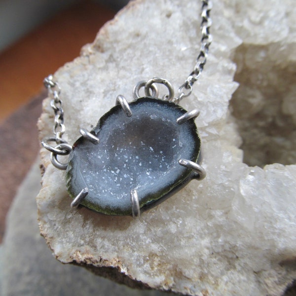 Geode Necklace - Etsy