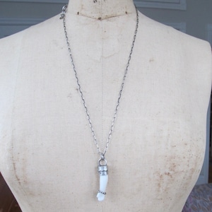 Quirky Antique Doll Arm Necklace Vintage Bisque Doll Parts Talisman ...