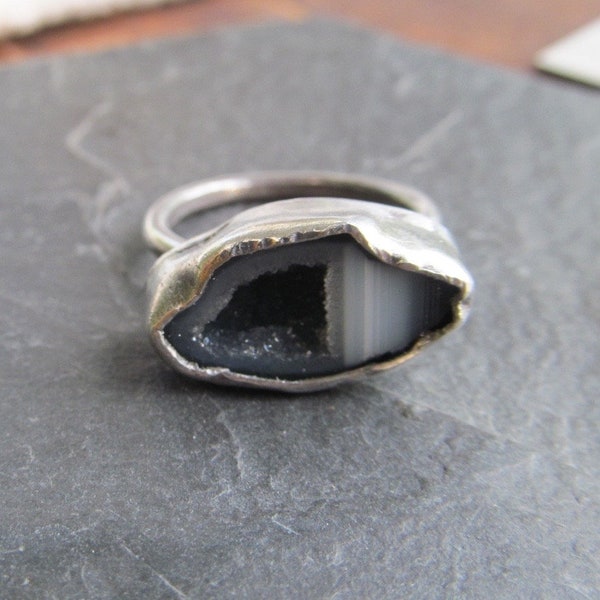 Geode Ring - Etsy