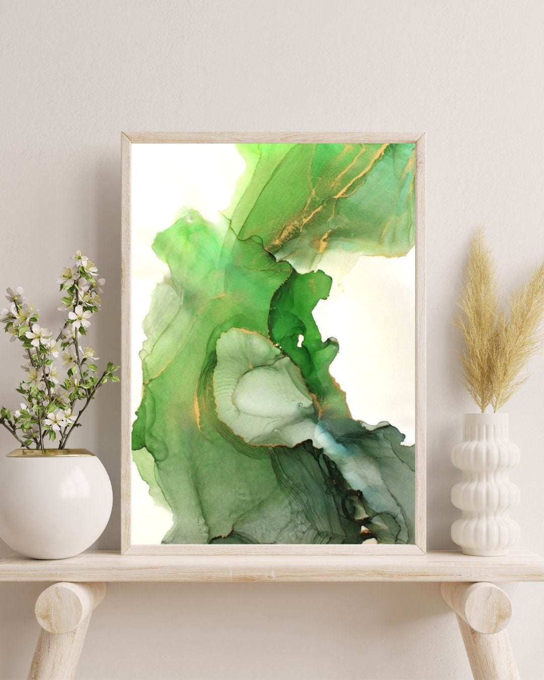 Artwork Alcohol Ink Wall Decoration Alcohol Ink Fluid Art Image Size A4 ...