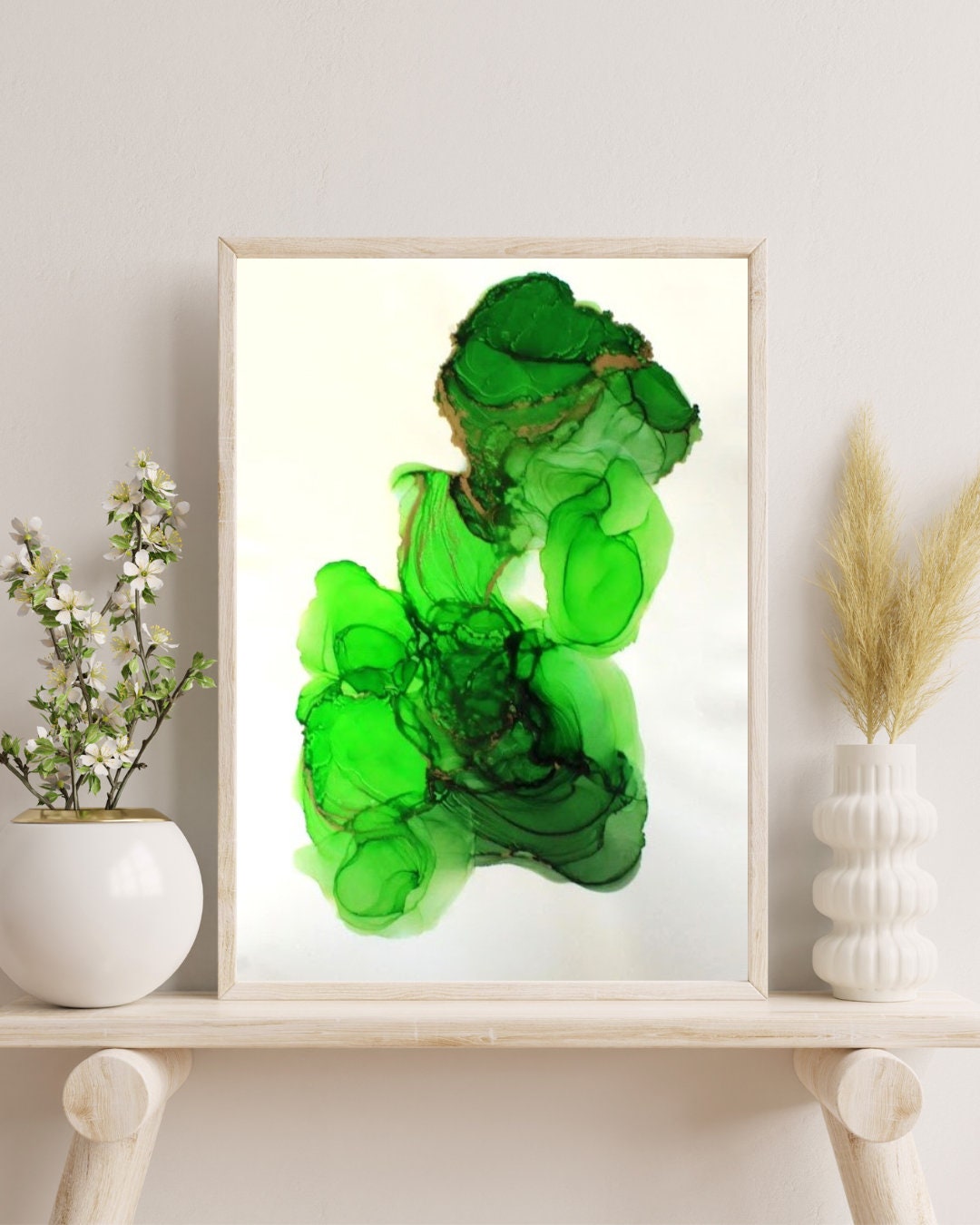 Artwork Alcohol Ink Wall Decoration Alcohol Ink Fluid Art Image Size A4 ...