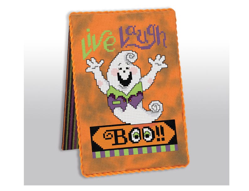 Live Laugh Boo! Cross Stitch - PDF Pattern - Etsy