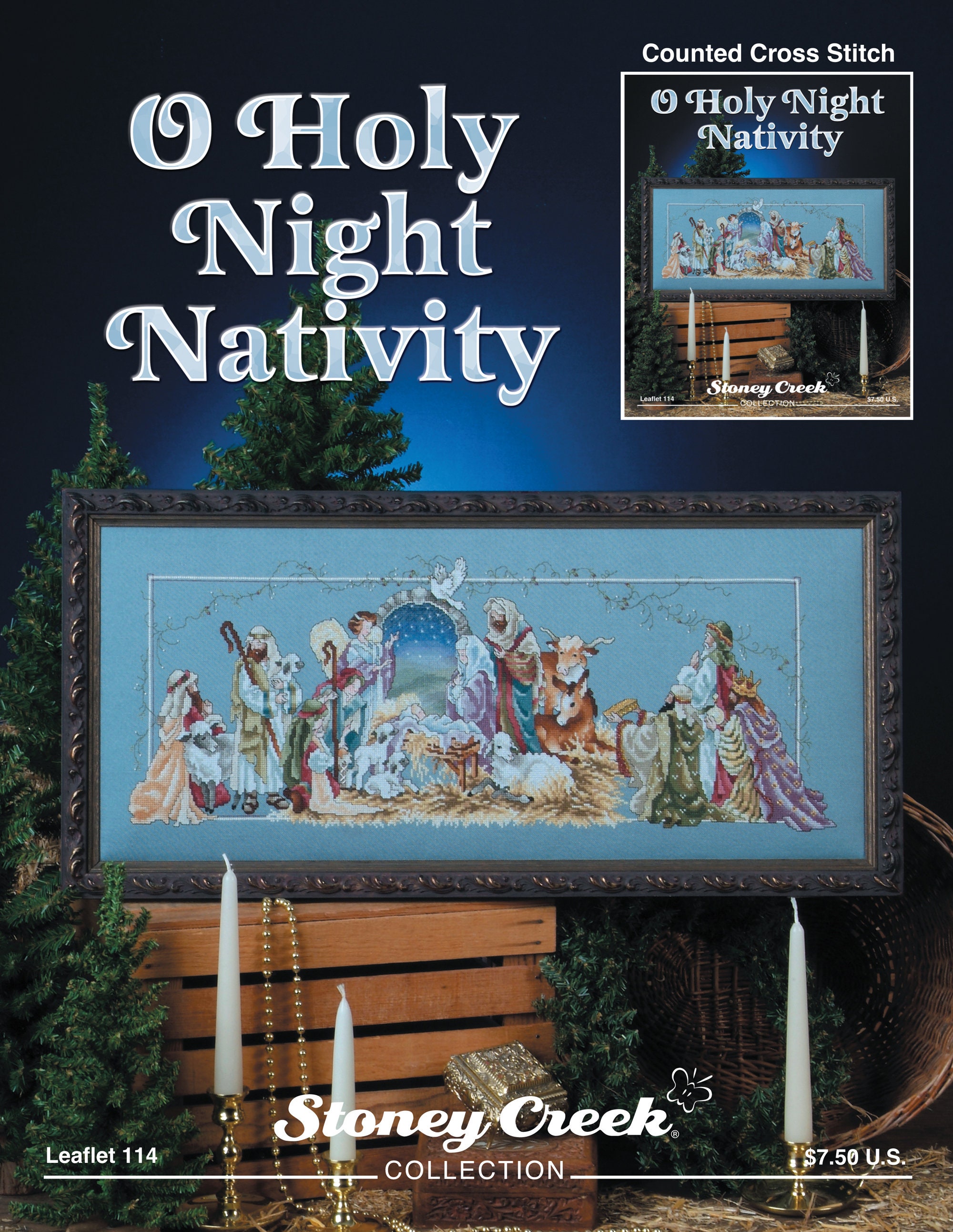 O' Holy Night Nativity Cross Stitch - PDF Pattern - Etsy