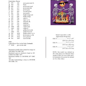 Skeleton's Crew Halloween Cross Stitch - PDF Pattern - Etsy