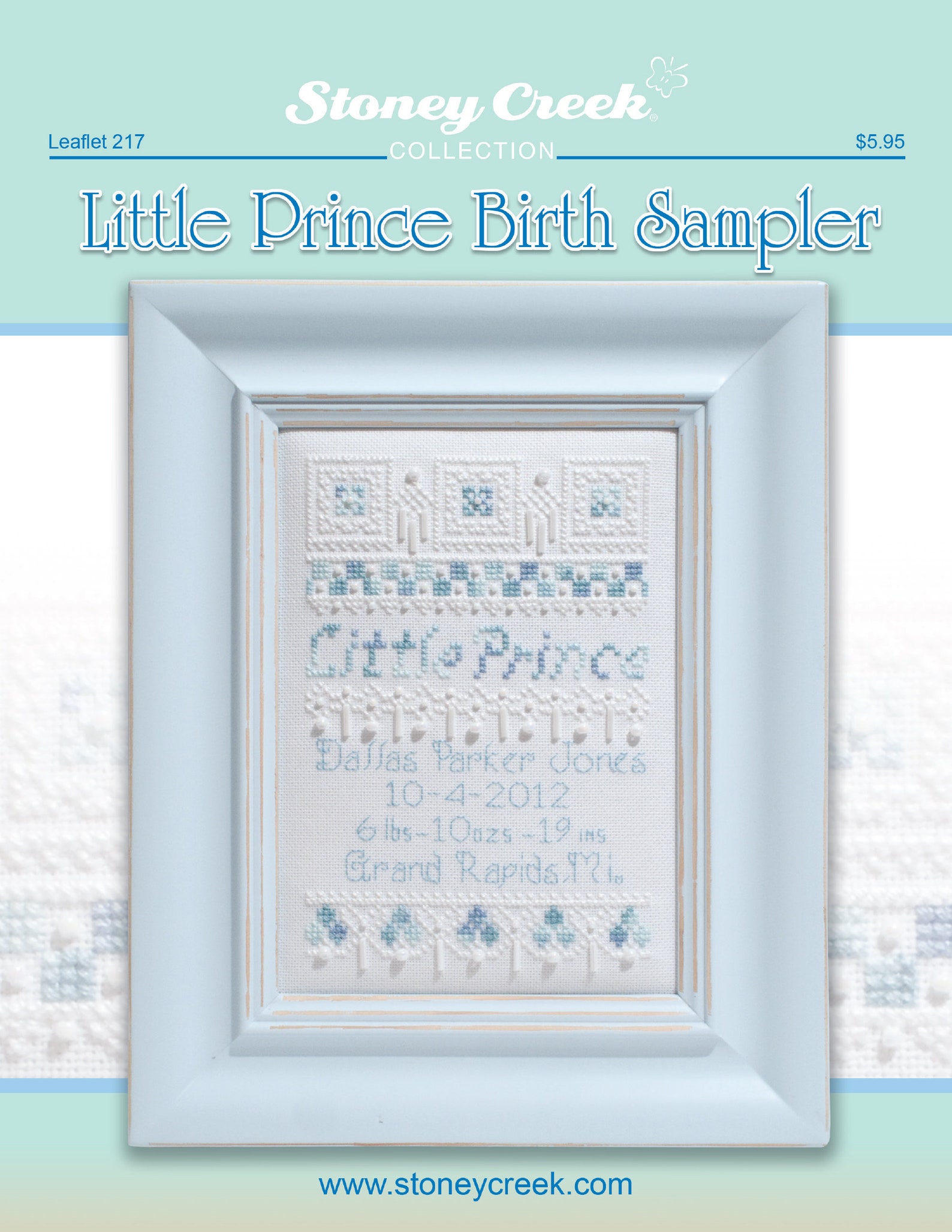 Little Prince Birth Sampler Cross Stitch - PDF Pattern - Etsy