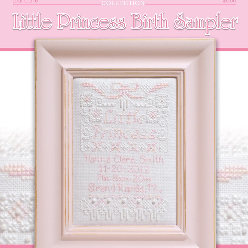 Birth Sampler - Etsy