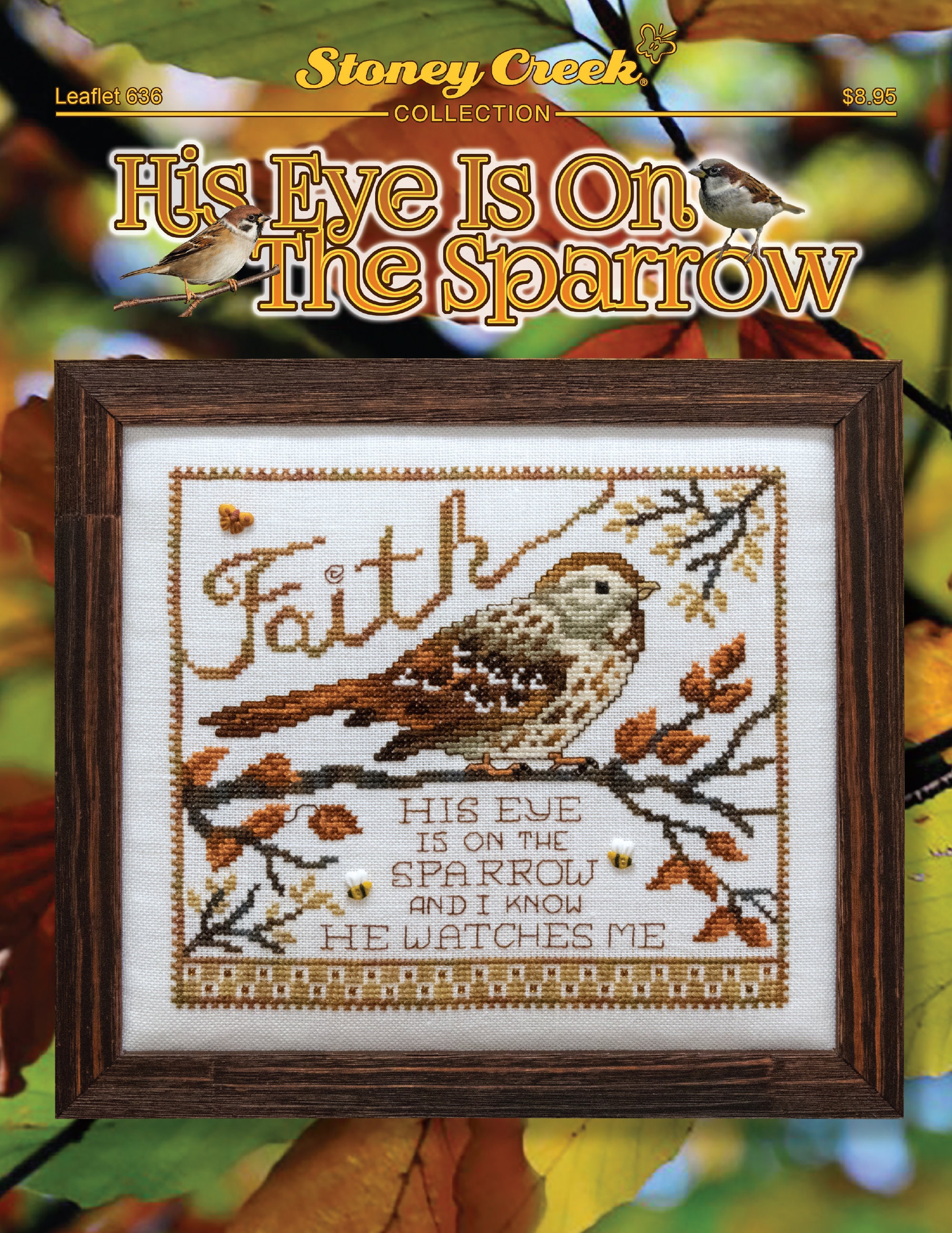 His Eye is on the Sparrow Cross Stitch - PDF Pattern - Etsy
