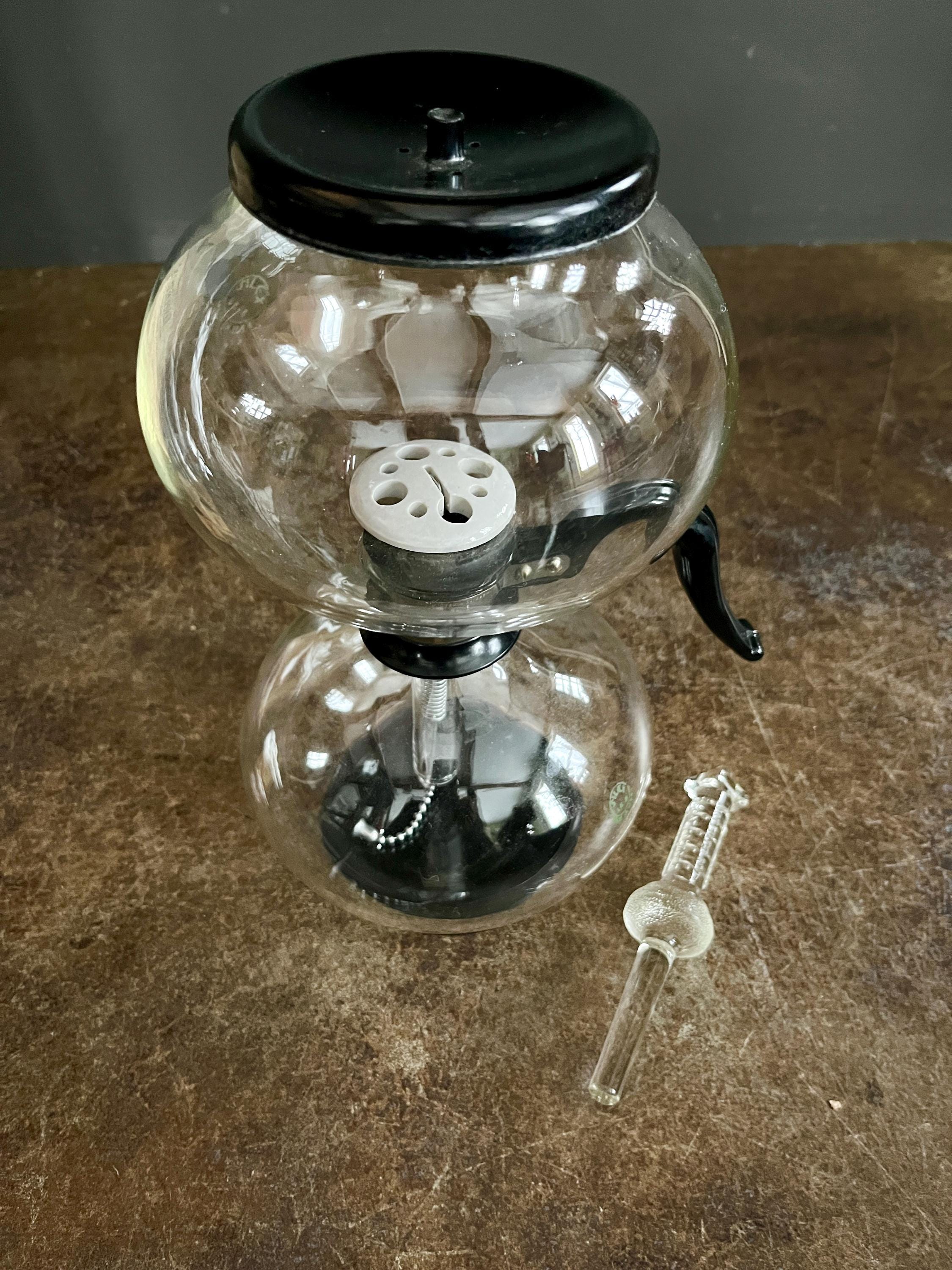 Genuine Silex Glass Vacuum Pyrex Coffee and Self-straining Strainex Tea ...