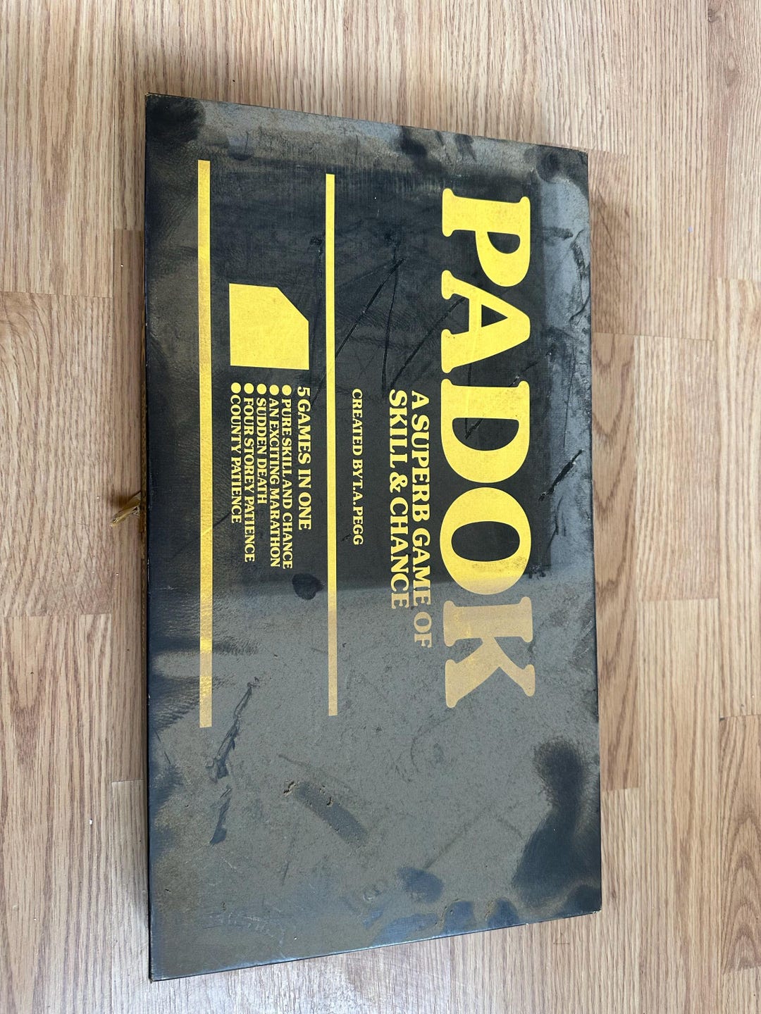 Vintage PADOK Board Game: Skill & Chance, Boxed Set - Etsy